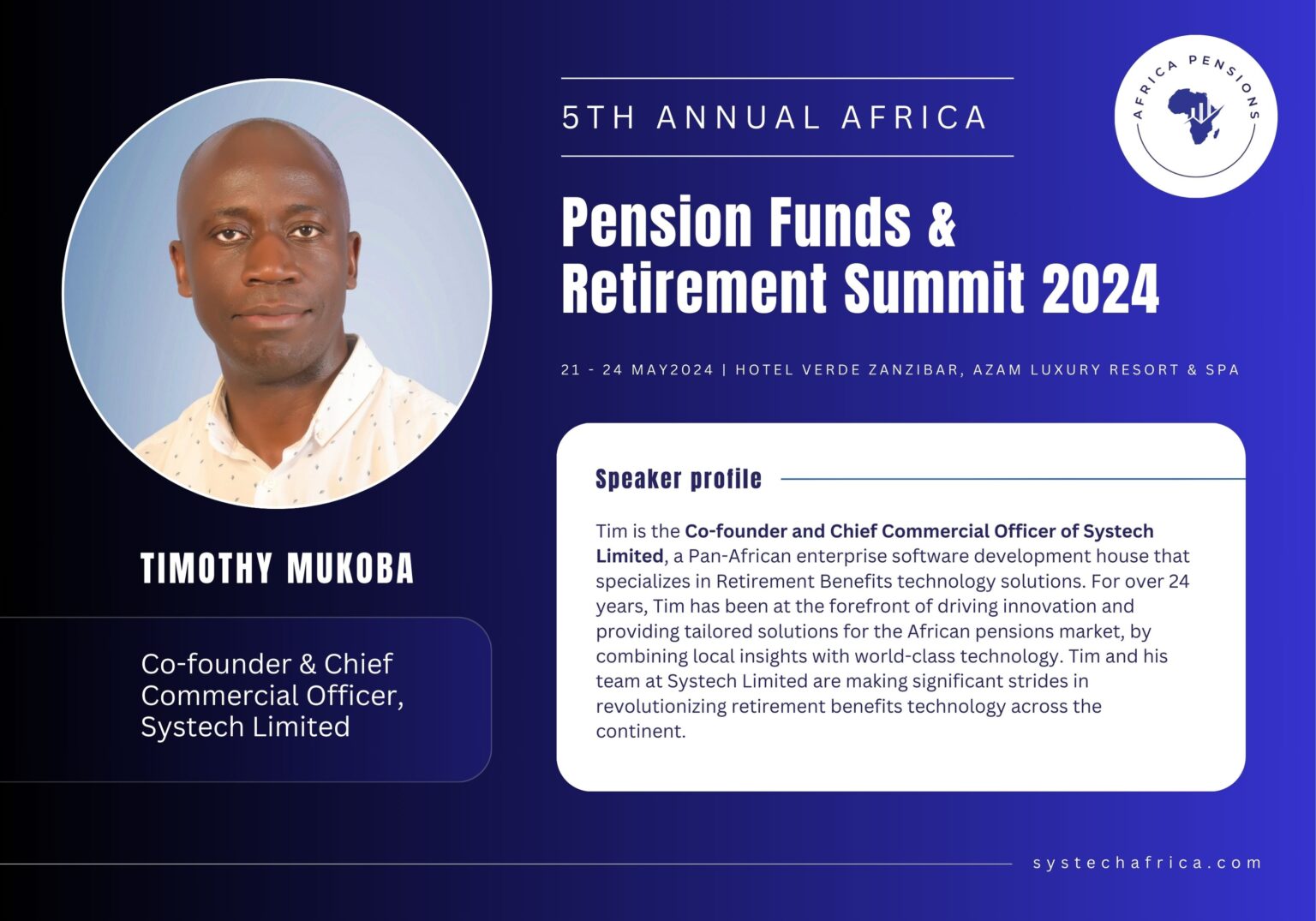 African Pension Summit 2024: Gold in Data - Systech Limited